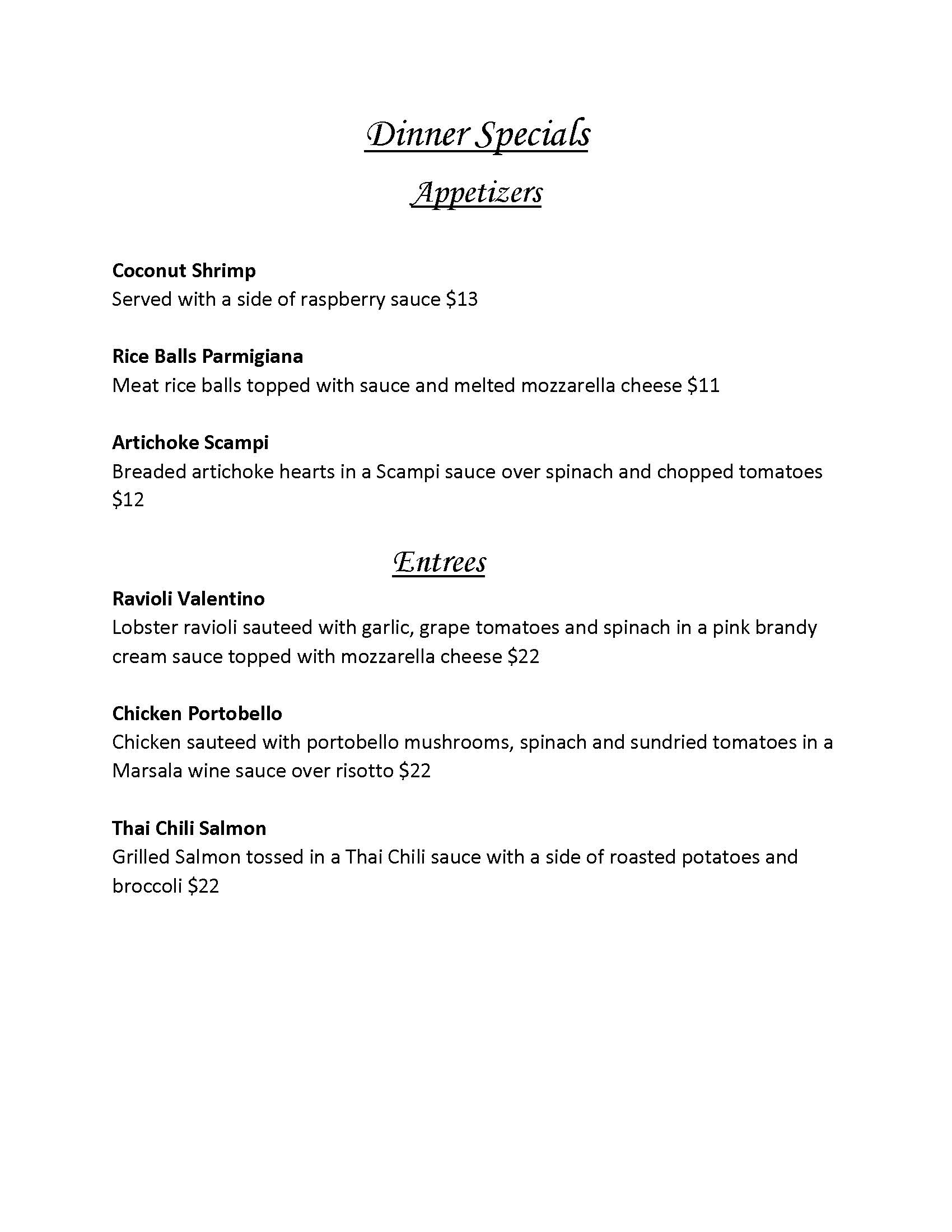 Weekly Specials - Candela Brothers